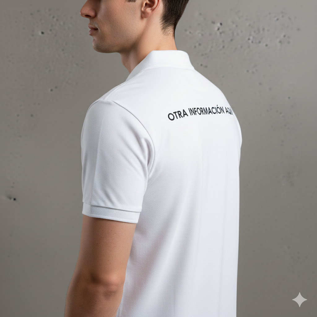 Tipo Polo Empresarial Premium + Logo Personalizado – Pronto Uniformes